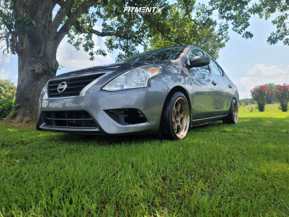 2017 Nissan Versa 1.6 S with 16x8 MST Time Attack and Nitto 205x40 on ...