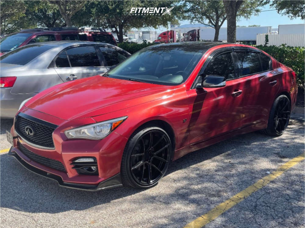2014 INFINITI Q50 Premium with 20x10 AVID1 SL02 and Continental 265x30 ...