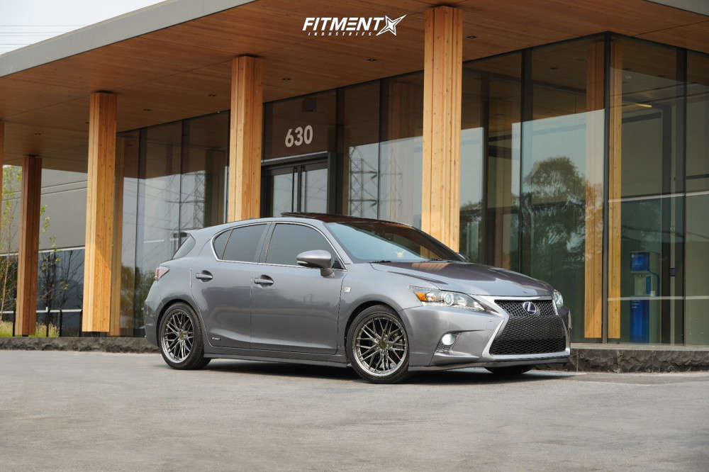 2014 Lexus CT200h F Sport with 18x8.5 XXR 571 and Nexen 235x40 on ...