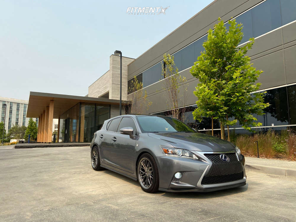 2014 Lexus CT200h F Sport with 18x8.5 XXR 571 and Nexen 235x40 on ...