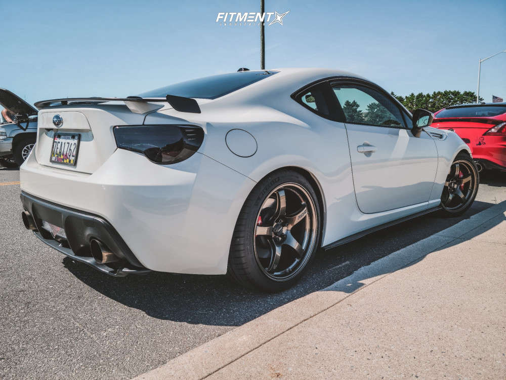 2017 Subaru BRZ Sport-tech with 18x9.5 Rays Engineering 57cr and Michelin 255x35 on Coilovers ...