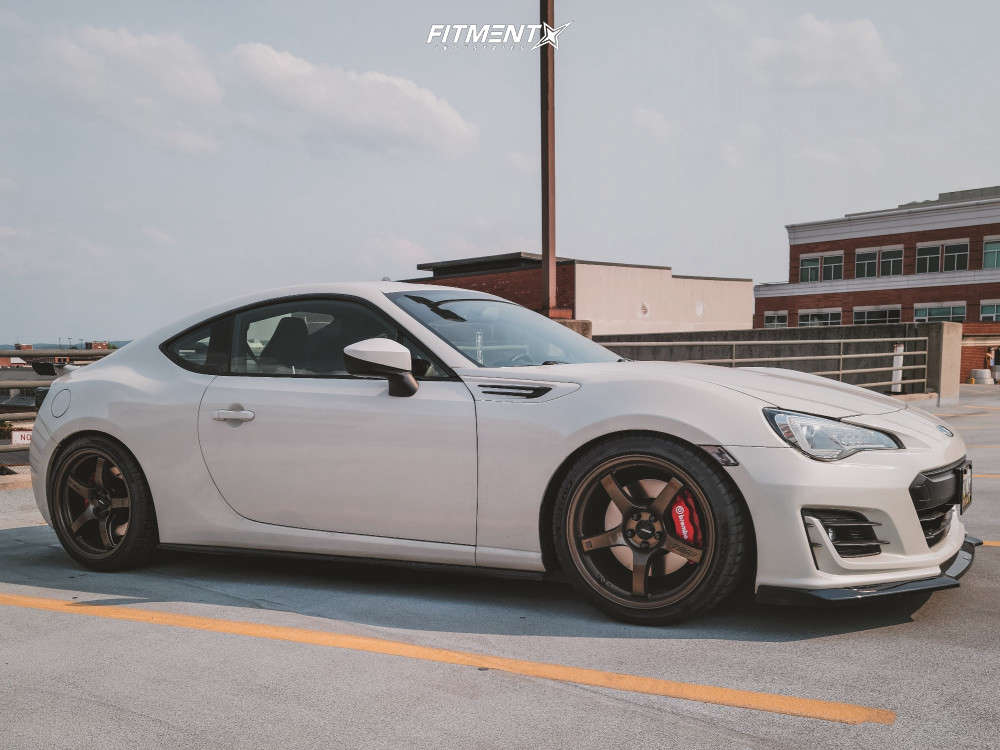 2017 Subaru BRZ Sport-tech with 18x9.5 Rays Engineering 57cr and Michelin 255x35 on Coilovers ...