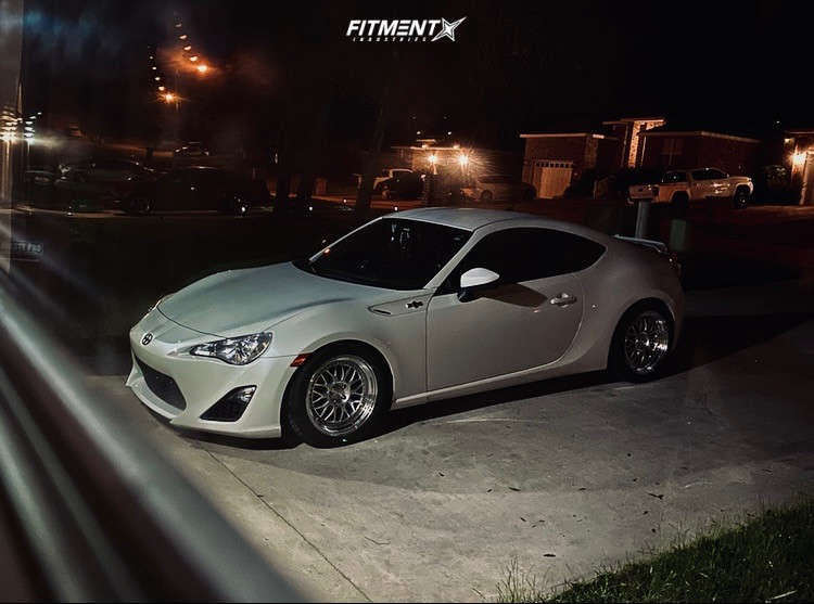 2013 Scion FR-S Base with 17x8.5 ESR Sr01 and Bridgestone 245x40 on ...