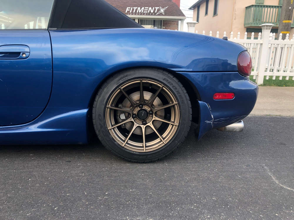 1999 Mazda Miata 10th Anniversary with 15x9 Advanti Racing Storm S1 and ...
