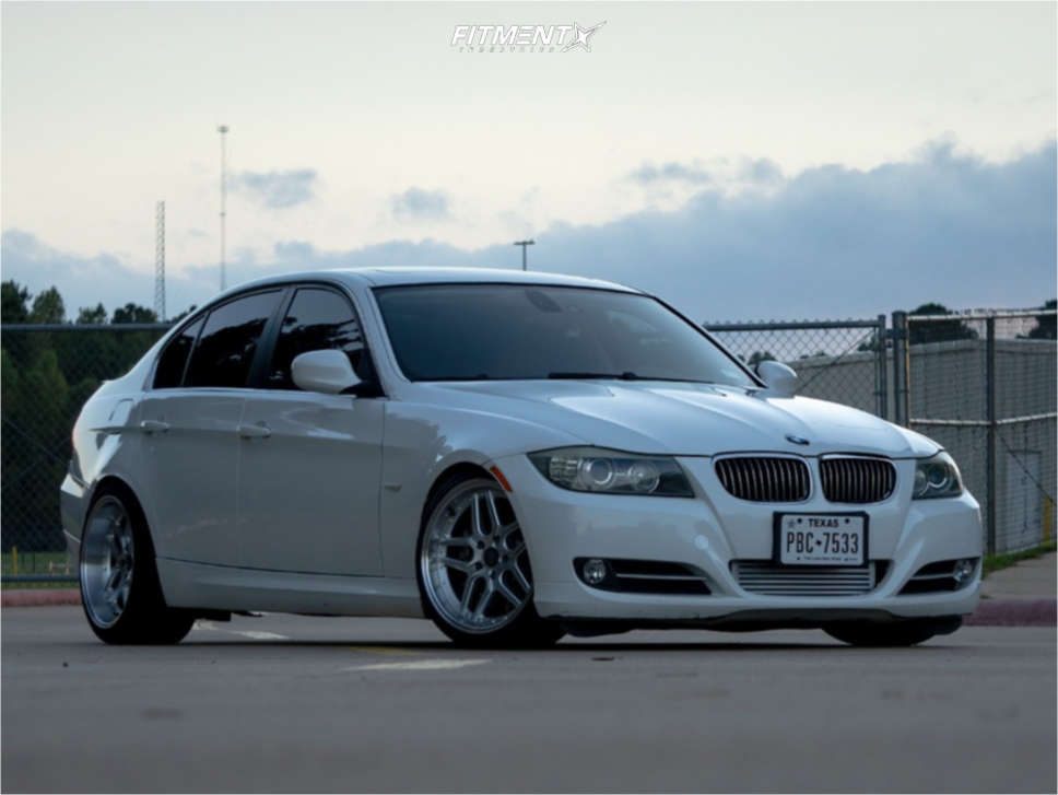 2009 BMW 335i Base with 18x9.5 ESR Cs15 and Petlas 225x35 on Coilovers ...