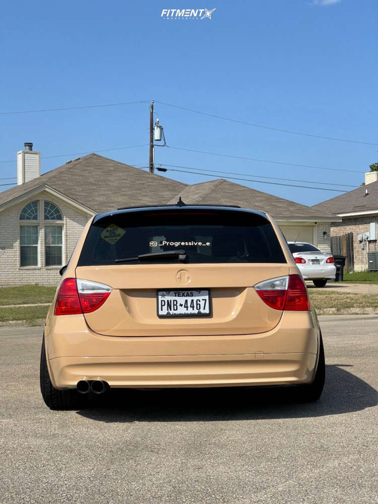 2008 BMW 328xi Base with 18x9.5 Aodhan Ds01 and Ohtsu 245x45 on Air ...
