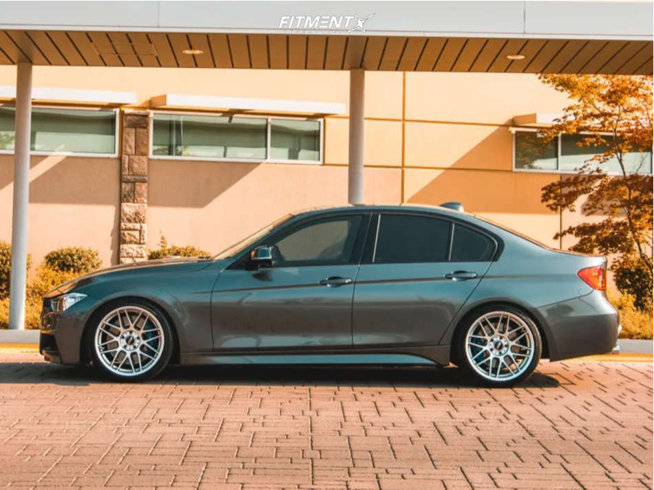 2014 BMW 335i Base with 19x9 Apex Arc-8 and Michelin 245x35 on Lowering ...