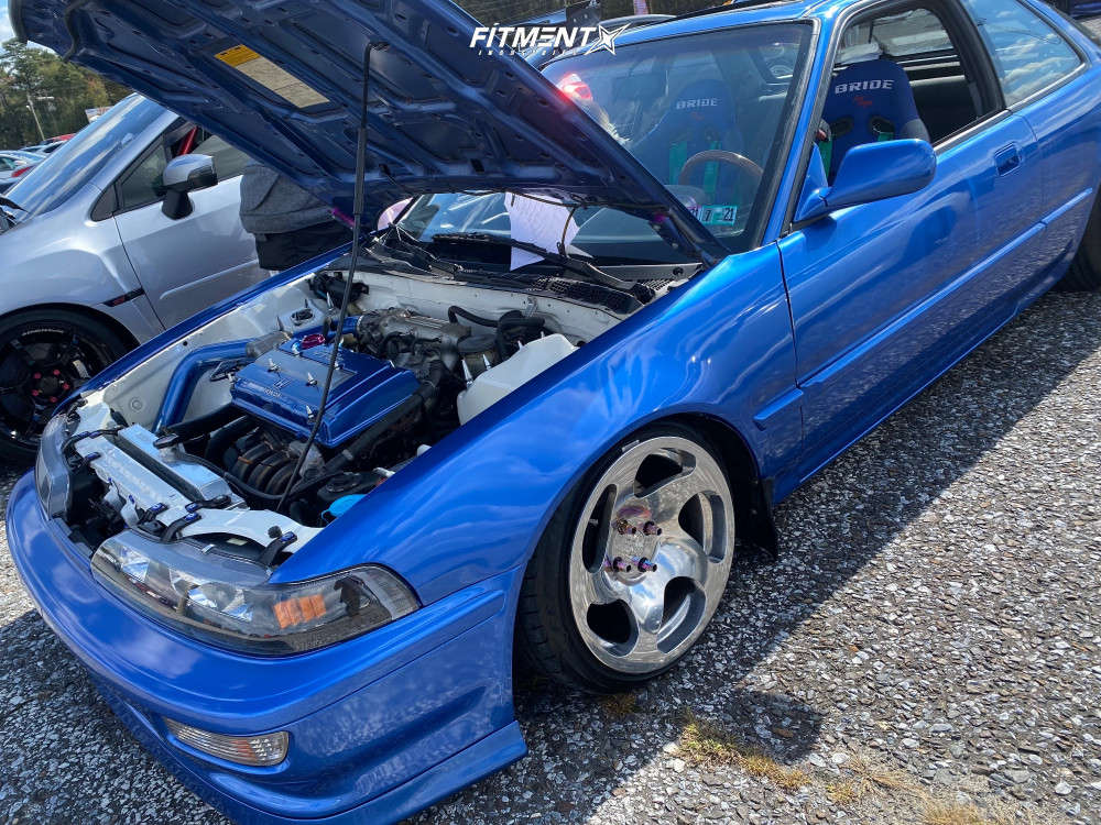 1992 Acura Integra LS with 17x8.5 WatercooledIND CC10 and Federal ...