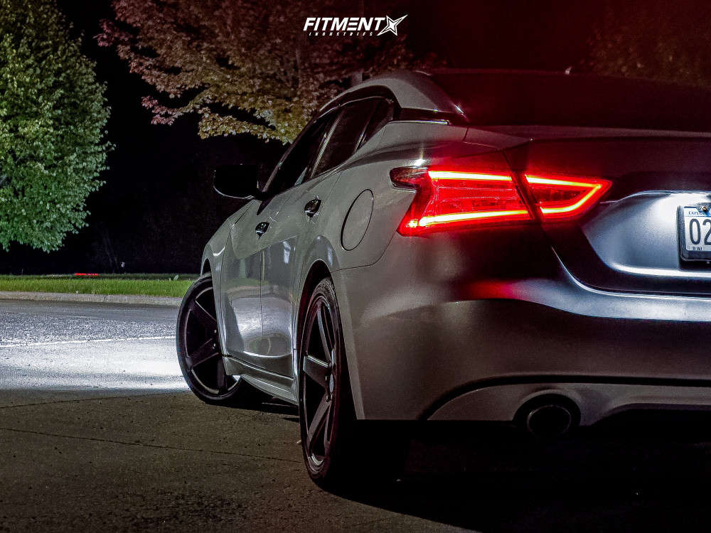 2016 Nissan Maxima S with 20x8.5 Karma Kustoms K4 and General 245x35 on ...
