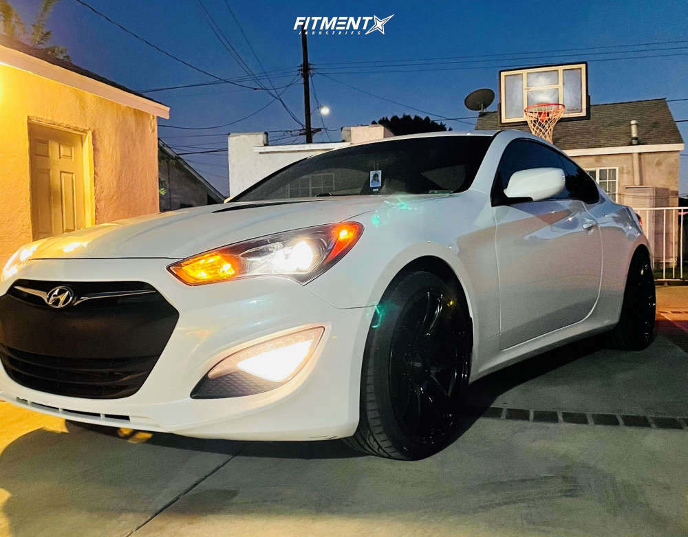 2014 Hyundai Genesis Coupe 2.0T with 19x9.5 ESR Cs8 and Hankook 245x35 ...