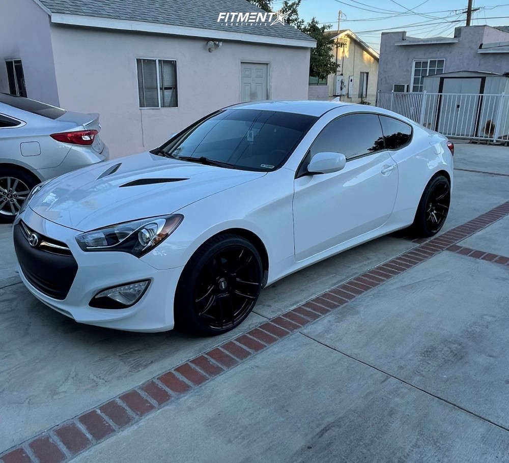2014 Hyundai Genesis Coupe 2.0T with 19x9.5 ESR Cs8 and Hankook 245x35 ...