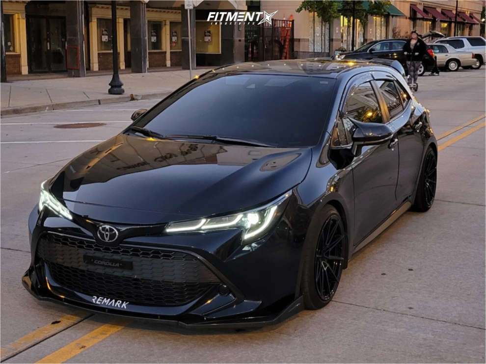 2021 Toyota Corolla SE Nightshade with 18x9.5 XXR 567 and Vercelli ...