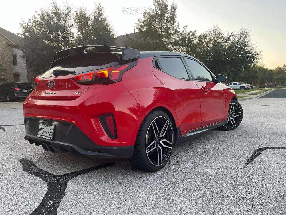 2019 Hyundai Veloster Turbo Ultimate with 18x8 Enkei Victory and ...