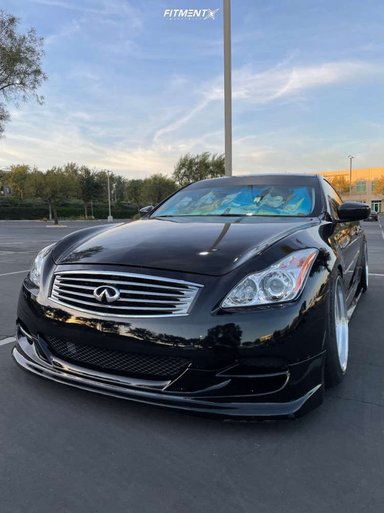 2008 INFINITI G37 Sport with 18x10.5 Aodhan Ds08 and Continental 255x40 ...
