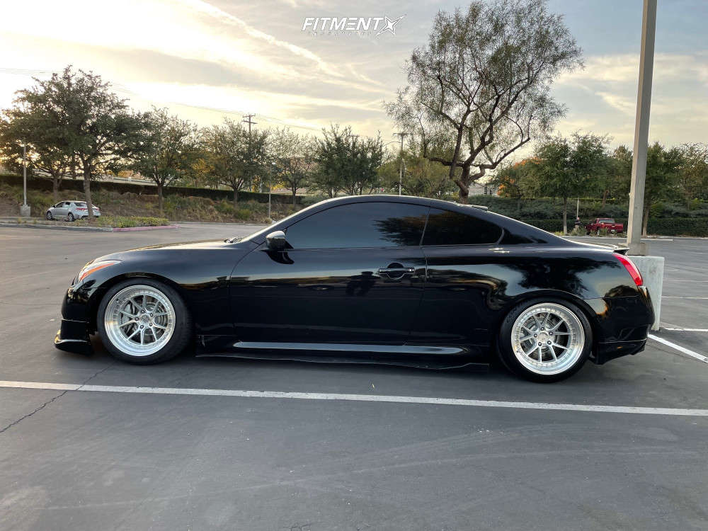 2008 INFINITI G37 Sport with 18x10.5 Aodhan Ds08 and Continental 255x40 ...