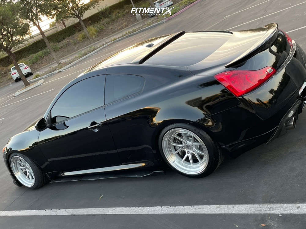 2008 INFINITI G37 Sport with 18x10.5 Aodhan Ds08 and Continental 255x40 ...