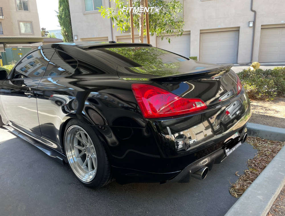 2008 INFINITI G37 Sport with 18x10.5 Aodhan Ds08 and Continental 255x40 ...
