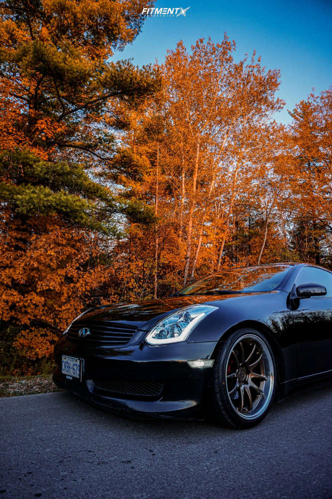 2006 INFINITI G35 Base with 19x9.5 Aodhan Ds02 and Firestone 255x35 on ...