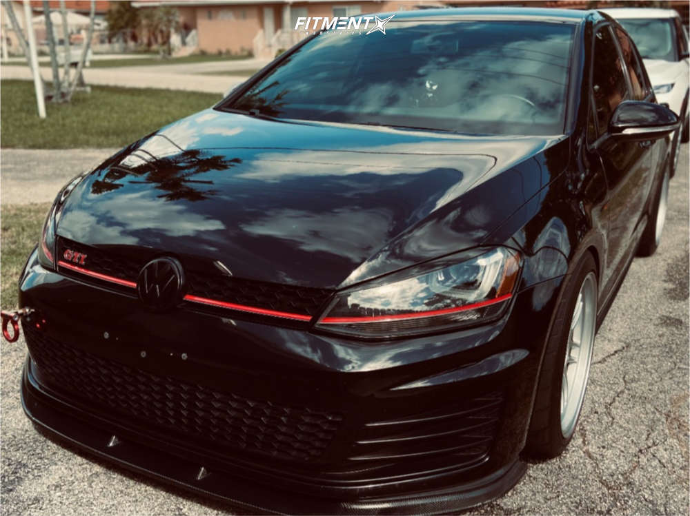 2017 Volkswagen GTI Performance with 18x9 Enkei Rpf1 and Nitto 235x40 ...