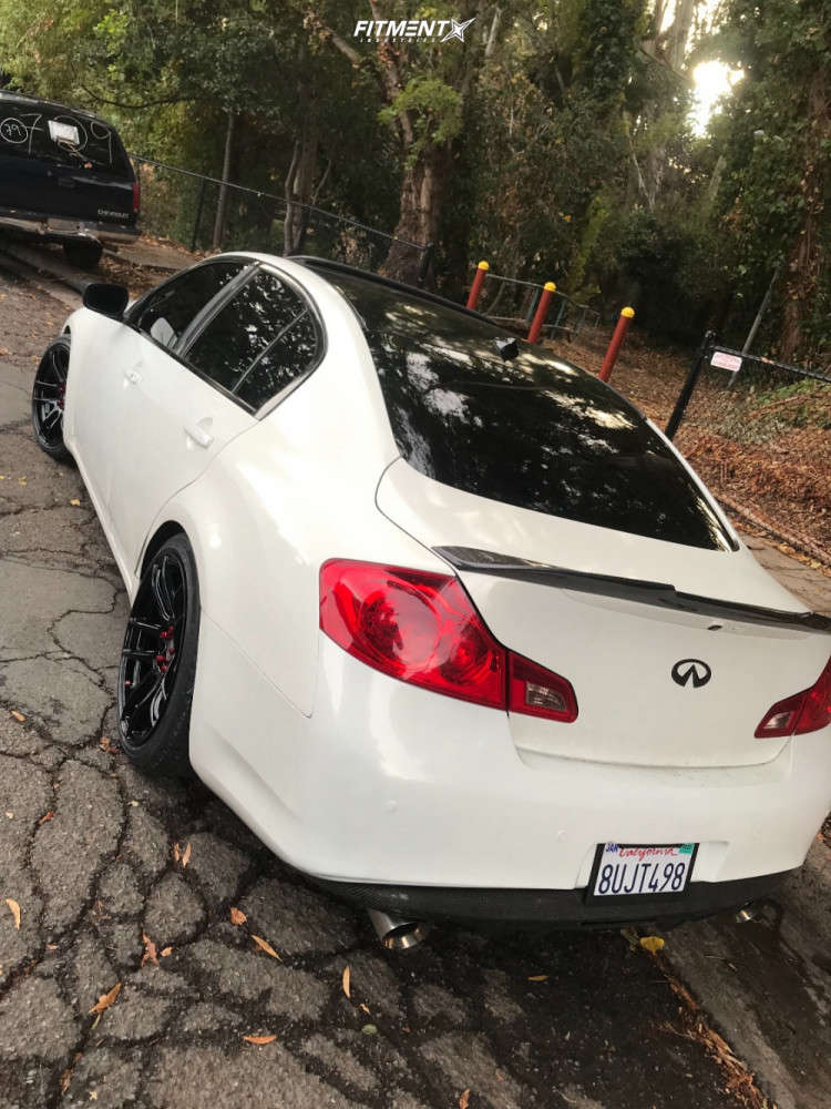 2013 INFINITI G37 Journey with 19x9.5 ESR Cs8 and Accelera 235x35 on ...