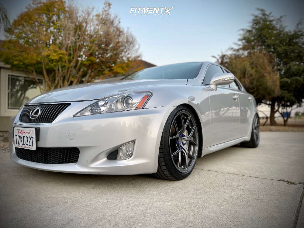 2009 Lexus IS350 Base with 18x8.5 Titan7 Ts-5 and Michelin 225x40 on Coilovers | 1927642 ...
