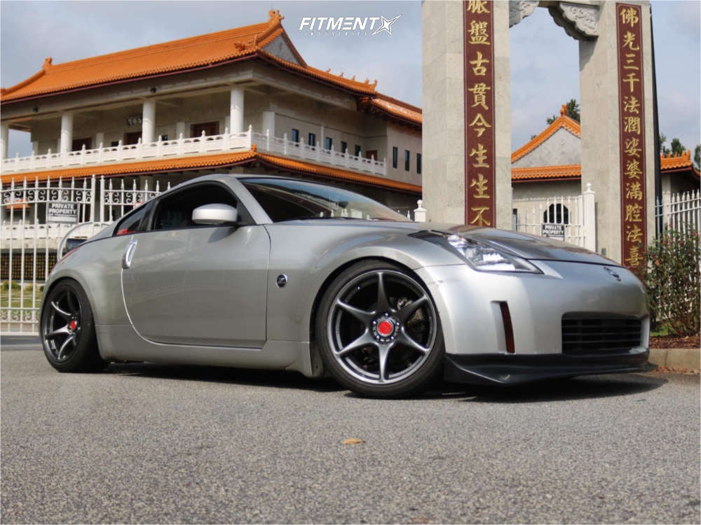 2003 Nissan 350Z Enthusiast with 18x10.5 Kansei Tandem and Vercelli ...