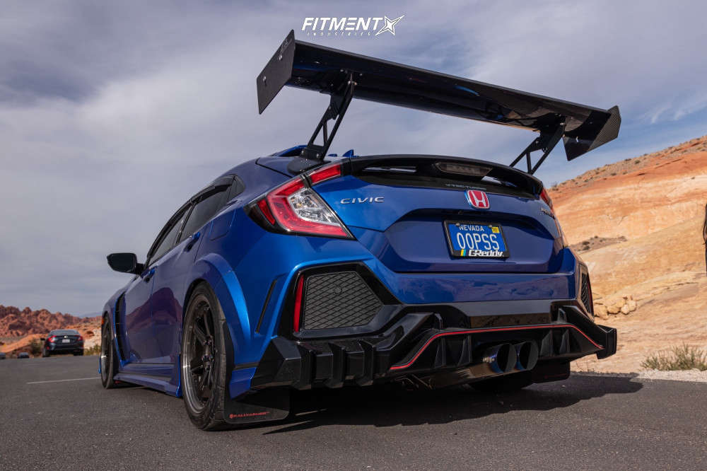 2019 Honda Civic Type R with 18x9.5 Volk Te37sl and Falken 275x35 on ...
