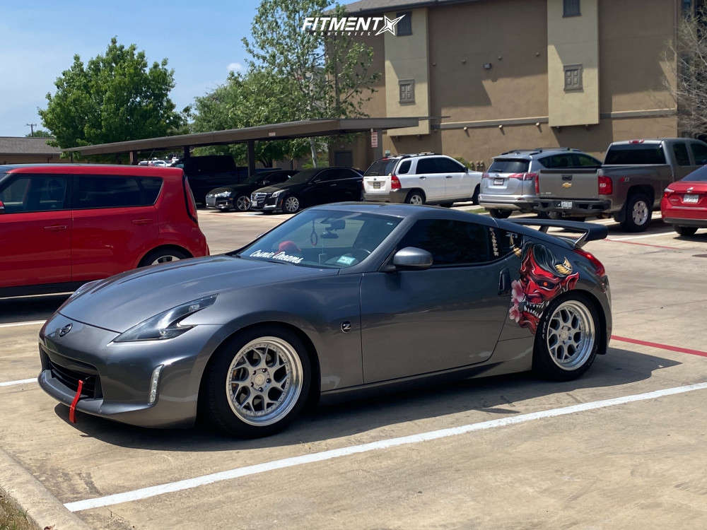 2016 Nissan 370Z Base with 18x9.5 Aodhan Ds01 and Achilles 275x45 on ...