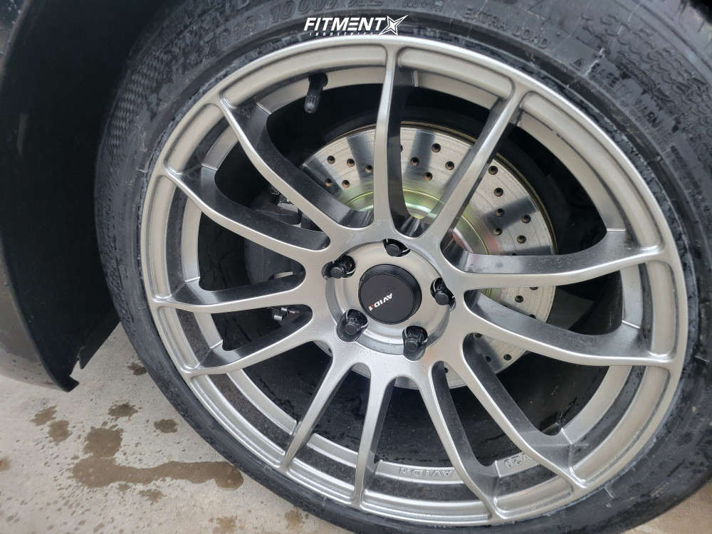 2015 INFINITI Q40 Base with 18x9.5 AVID1 AV20 and Primewell 255x40 on ...