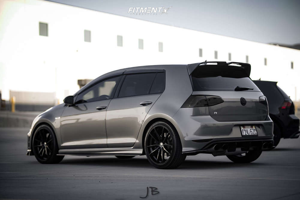 2016 Volkswagen Golf R Base with 19x8.5 Konig Oversteer and Nankang ...