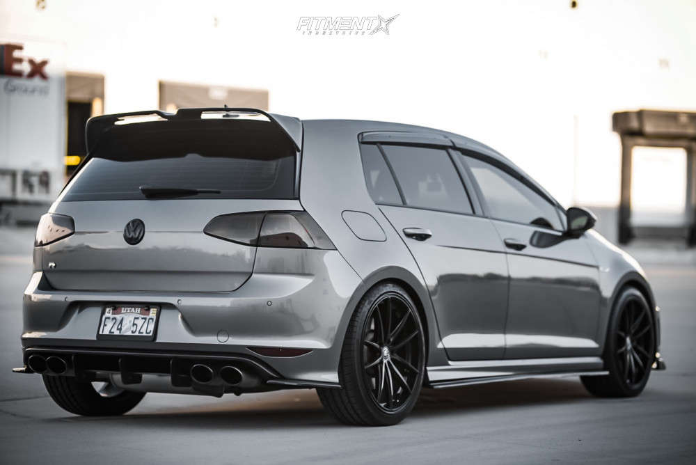 2016 Volkswagen Golf R Base with 19x8.5 Konig Oversteer and Nankang ...