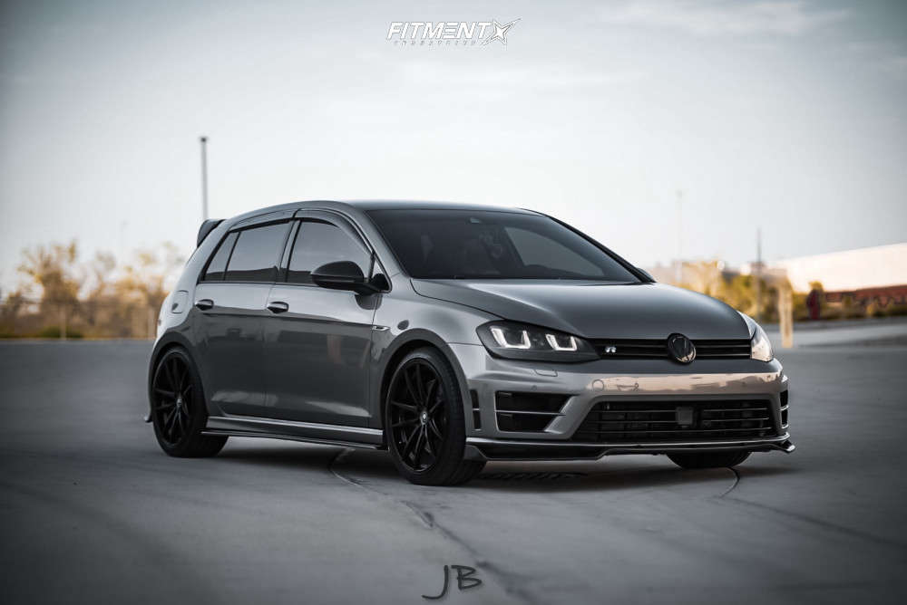 2016 Volkswagen Golf R Base with 19x8.5 Konig Oversteer and Nankang ...