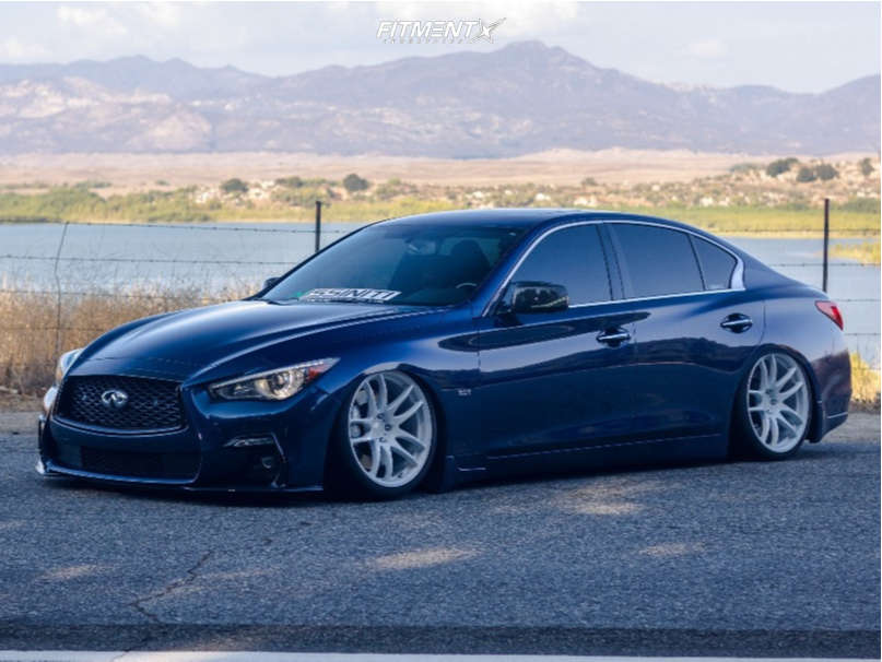 2017 INFINITI Q50 Sport with 19x9.5 Vordoven Forme 9 and Continental ...