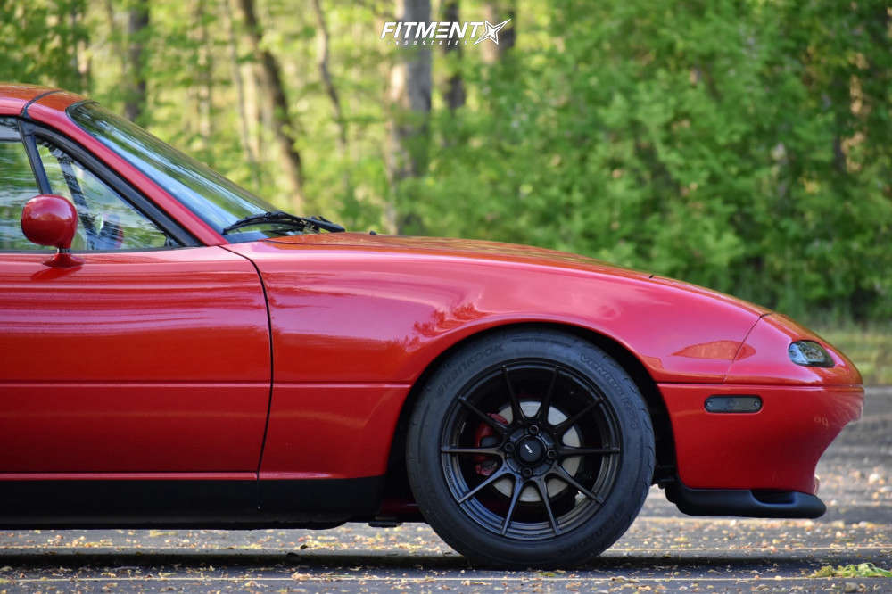 1990 Mazda Miata Base with 15x9 Advanti Racing Storm S1 and Hankook ...