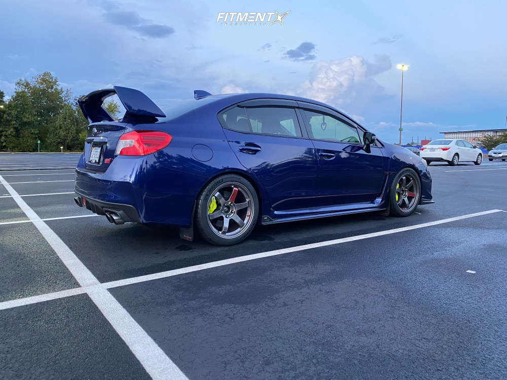 2020 Subaru WRX STI Base with 18x9.5 Volk Te37sl and Michelin 265x35 on ...