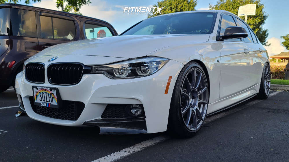 2018 BMW 340i Base with 19x8.5 SSR Gtv01 and Firestone 225x40 on ...