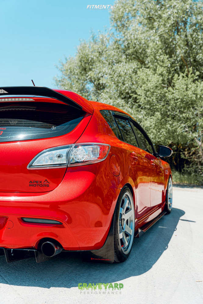 2012 Mazda 3 Mazdaspeed with 18x8.5 AVID1 AV6 and Barum 225x40 on ...