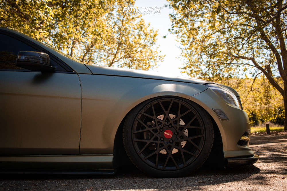 2011 Mercedes-Benz C300 Sport with 18x8.5 Rotiform Blq and General ...