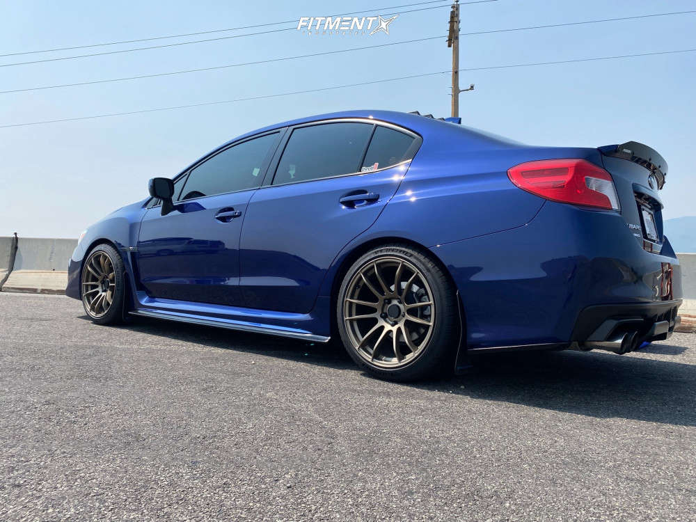 2018 Subaru WRX Base with 18x9.5 AVID1 AV20 and Michelin 255x35 on ...