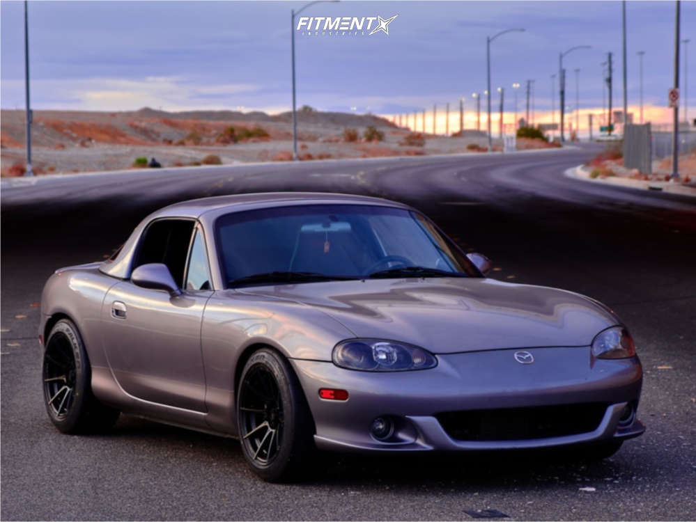 2004 Mazda Miata Mazdaspeed with 15x9 Advanti Racing Storm S1 and ...