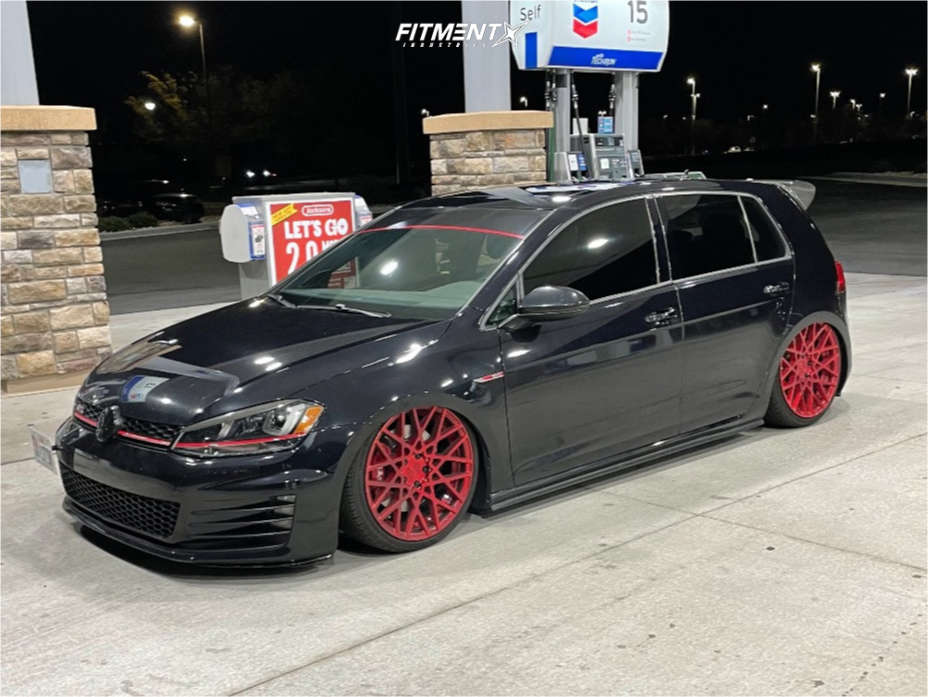 2017 Volkswagen GTI SE with 19x8.5 Rotiform Blq and Lexani 215x35 on ...