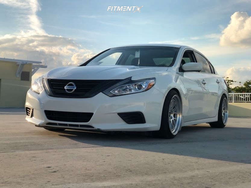 2018 Nissan Altima S with 18x9.5 Aodhan Ds07 and Federal 215x40 on ...