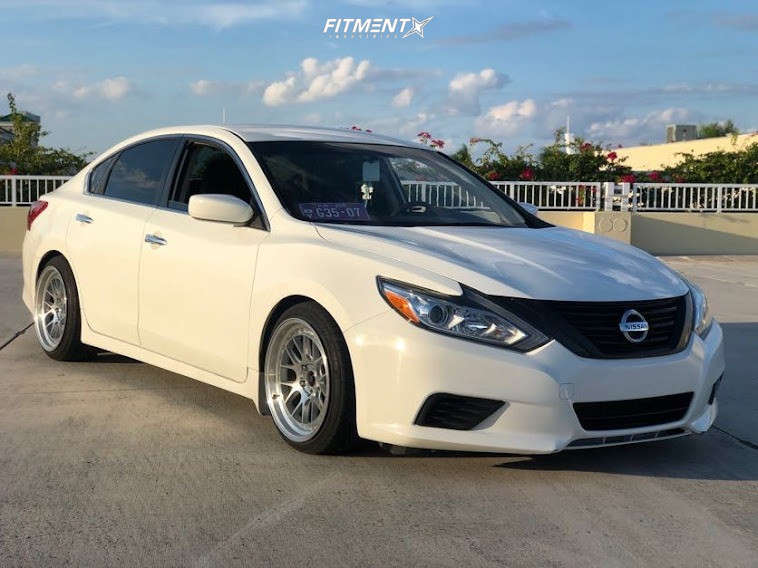 2018 Nissan Altima S with 18x9.5 Aodhan Ds07 and Federal 215x40 on ...