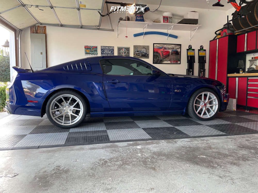 2013 Ford Mustang GT with 20x9 Aodhan Aff3 and Nitto 255x35 on Lowering ...