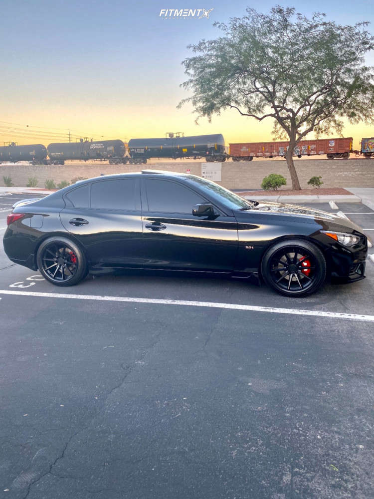 2018 INFINITI Q50 Luxe with 19x9.5 Ferrada FR4 and Toyo Tires 245x40 on ...