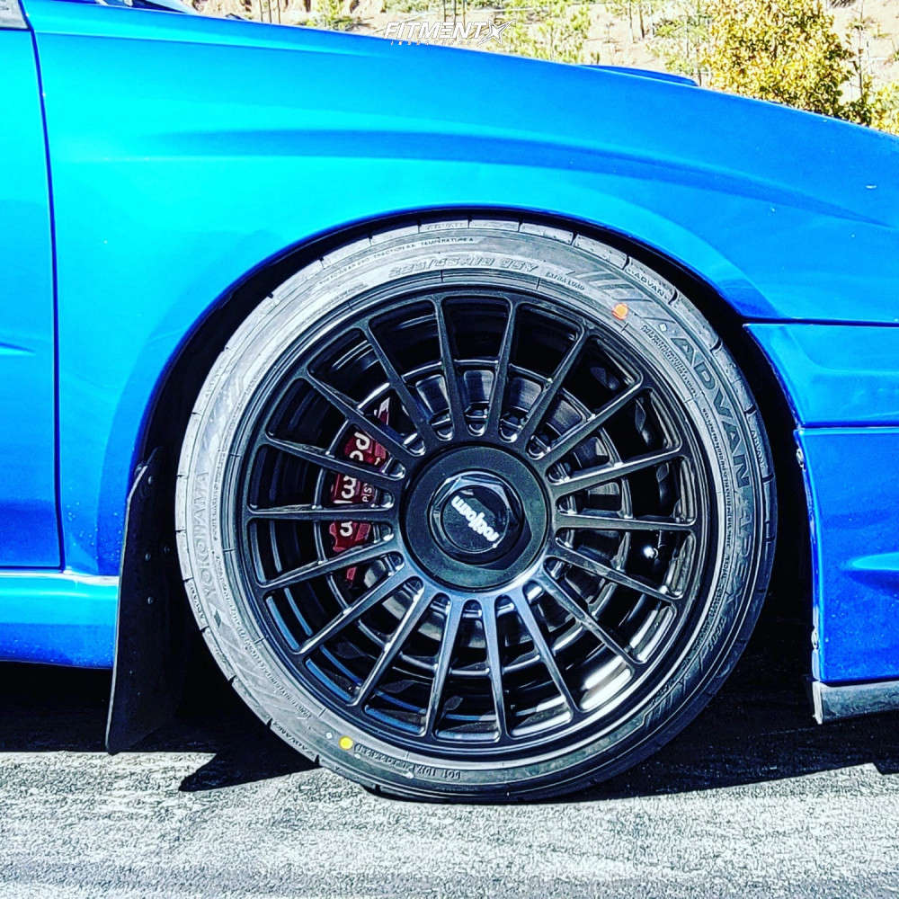 2005 Subaru Impreza WRX with 18x9.5 Rotiform Las-r and Yokohama 225x45 ...