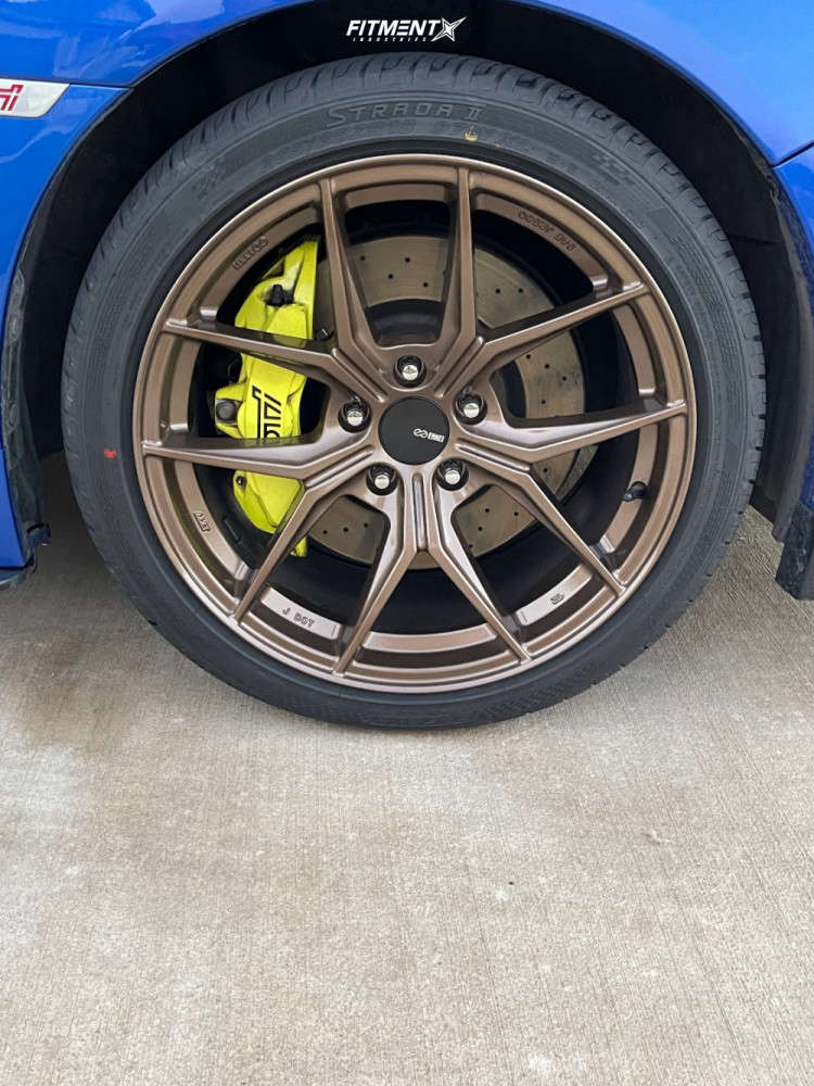 2018 Subaru WRX STI Base with 18x9.5 Enkei Tsr-x and Vercelli 265x35 on ...