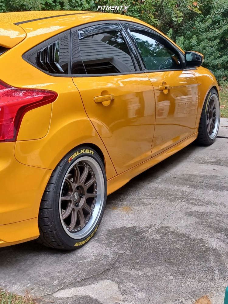 2013 Ford Focus ST with 18x8.5 ESR Cs12 and Falken 235x45 on Coilovers ...