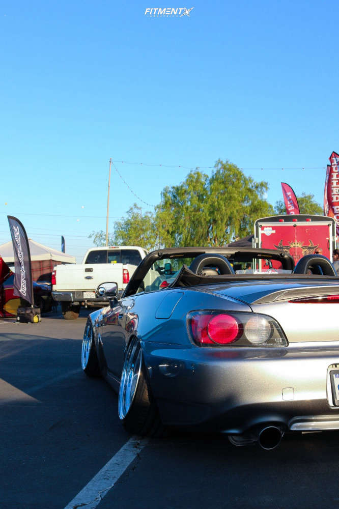 2001 Honda S2000 Base with 18x9.5 Weds Erm and Nankang 225x35 on Air ...