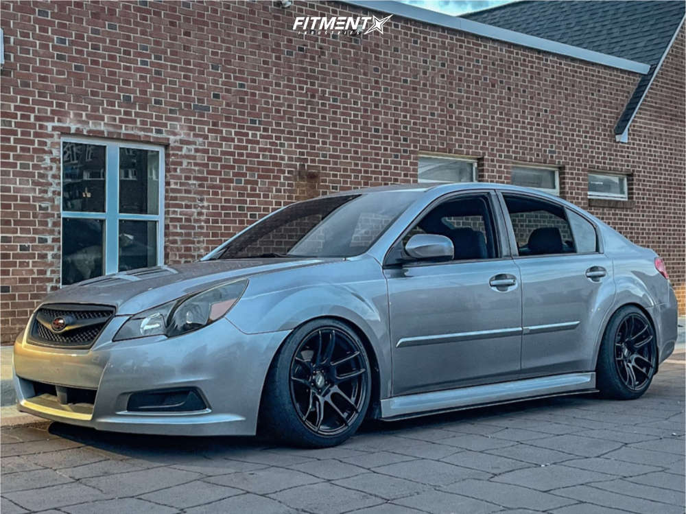 2011 Subaru Legacy 2.5i Premium with 18x9.5 ESR Cs8 and Nitto 235x40 on ...